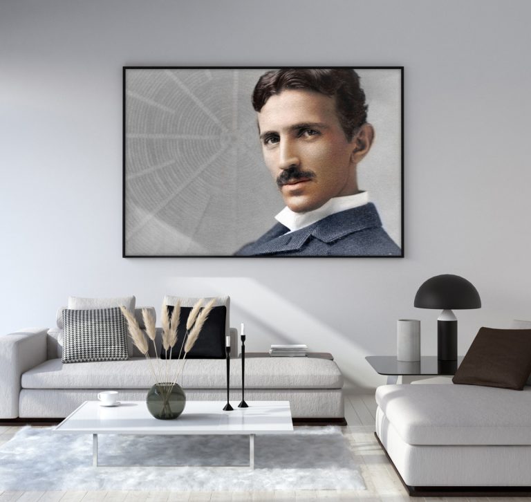 Poster Tesla Portrait - Nikola Tesla Legend Store