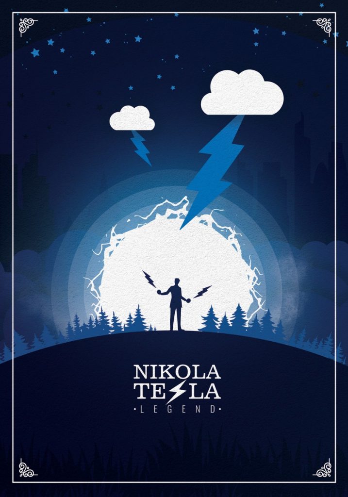 Poster Child of Light - Nikola Tesla Legend Store