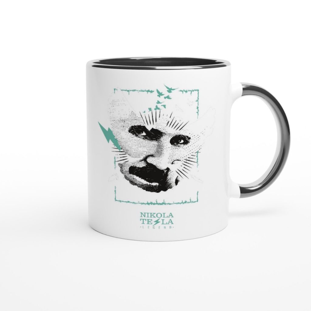 Premium Mug Wings of Power - Nikola Tesla Legend Store